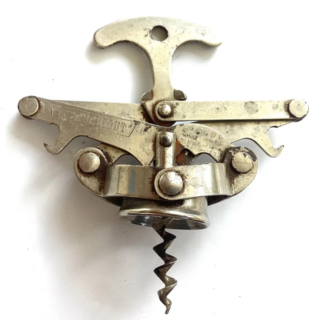 ANCIEN TIRE BOUCHON Debouchtout 27 Corkscrew Cavatappi Korkenzieher ...