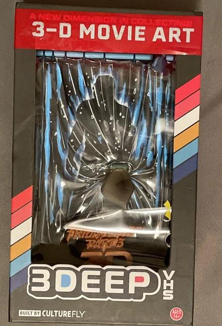 CULTUREFLY REPLICA 3DEEP VHS Friday the 13th Part 3 3D Movie Art ...