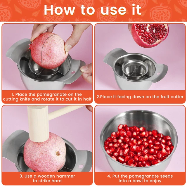 POMEGRANATE PEELING TOOL 304 Stainless Steel Pomegranate Peeler High ...