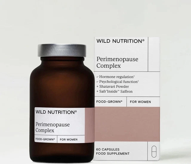 2 X WILD Nutrition PERIMENOPAUSE COMPLEX For Women - 60 Capsules EXP ...