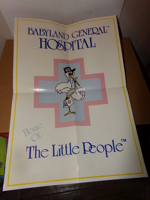 LARGE POSTER FOR Babyland General Hospital The Little People. Rare £23. ...