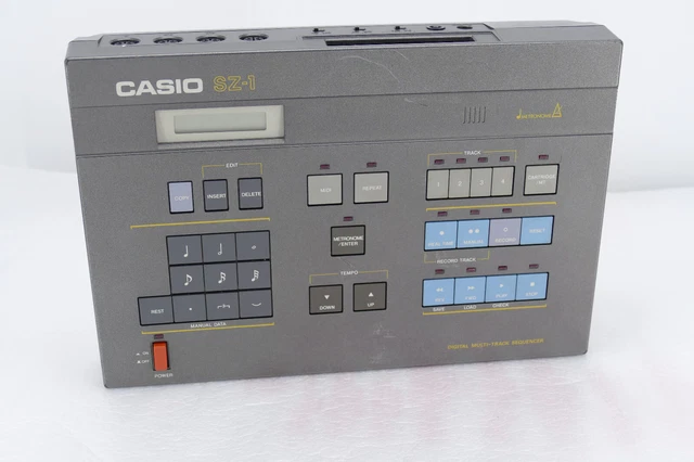 CASIO SZ-1 DIGITAL Multi-Track SEQUENCER Metronome Vintage Synthesizer ...