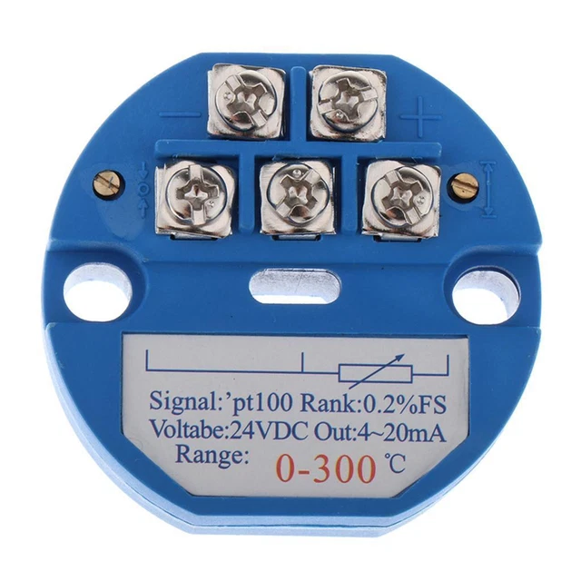 24V DC 4-20MA Temperature Sensor Transmitter Thermocouple Module £6.60 ...