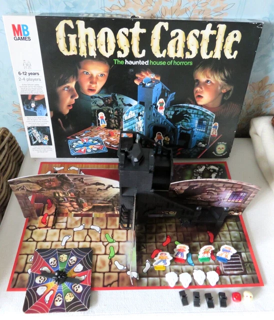 VINTAGE GHOST CASTLE The Haunted House of Horrors MB Games 1985 - Game ...