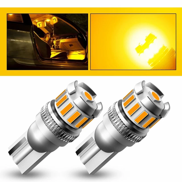 AMPOULES CLIGNOTANTES RÉPÉTEUR latéral sans bouchon 501 Led orange ...