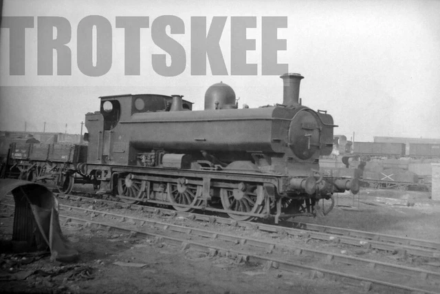 LARGER NEGATIVE BR British Railways Steam Loco 5745 Class 711 1953 ...