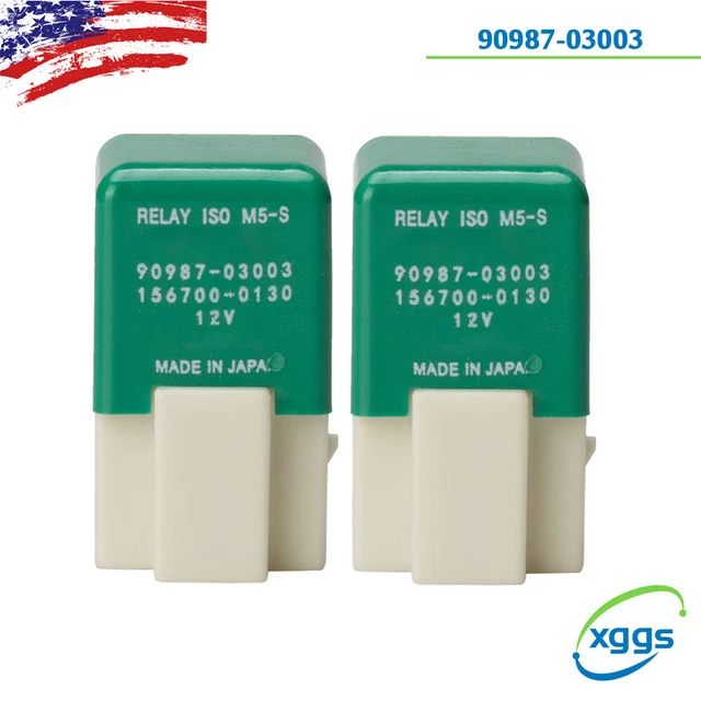 2X RADIATOR FAN Relay 90987-03003 Fit for Toyota Camry Matrix Corolla ...