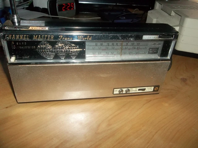 CHANNEL MASTER 6523 Trans World AM/SW 10 Transistor Radio - Works $45. ...