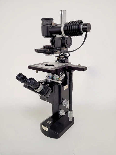 WILD HEERBRUGG M40-58830 Inverted Microscope A10/0.25, SPL 20/0.25, SPL ...