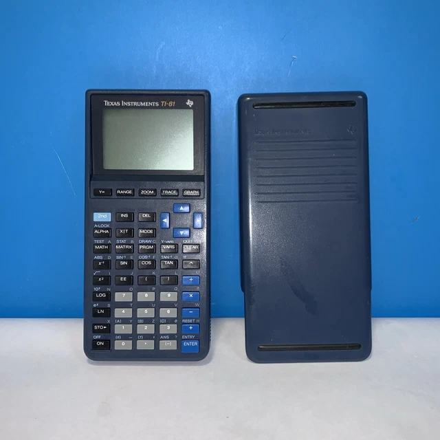 NICE - TEXAS INSTRUMENTS T1-81 Graphing Calculator w/ Cover $26.68 ...