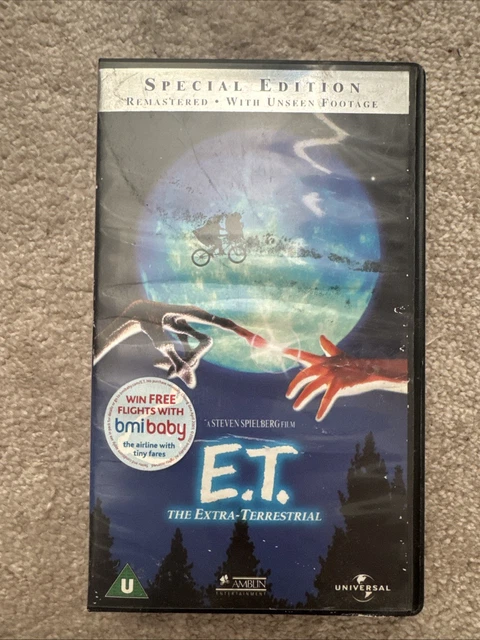 ET THE EXTRA Terrestrial VHS Special Edition Steven Spielberg Video ...