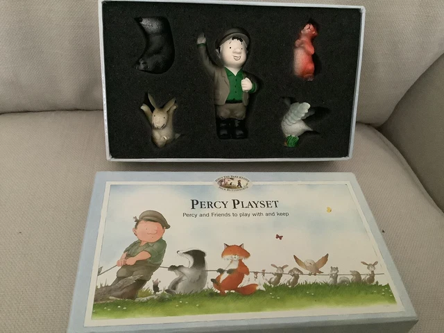 BOXED PERCY THE Park keeper Resin Figures Play Set By Whittard £44.99 ...