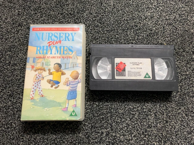 NURSERY PLAY RHYMES With Elizabeth Watts Pal Vhs Video Kids Children £ ...
