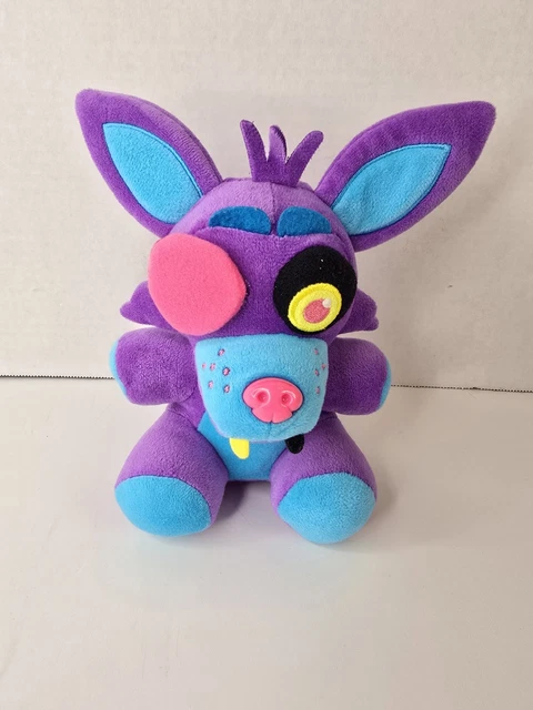 FUNKO TOY FNAF Five Nights At Freddy's FOXY 8" Purple Neon BLACKLIGHT ...