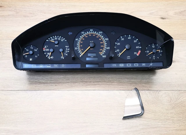 MERCEDES S CLASS S320 W140 M104 Instrument Cluster Speedo Speedometer ...