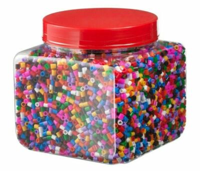 IKEA PYSSLA (PERLER) Beads 1lb 5oz Multicolor Rainbow Craft Beads 501. ...