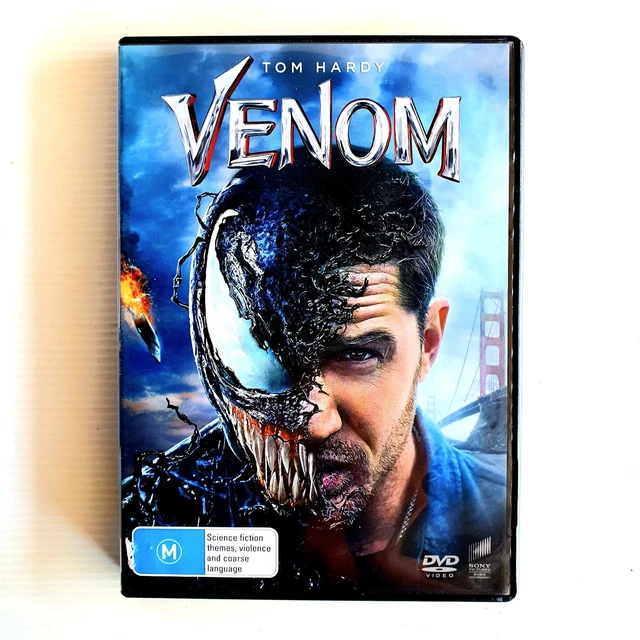 VENOM DVD 2018 Marvel Action Scifi, Tom Hardy, Michelle Williams Reg 2 ...