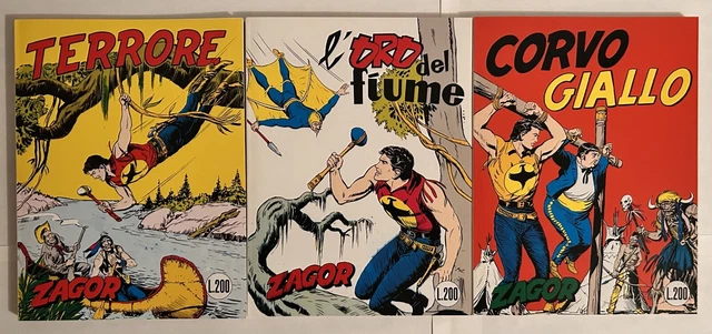 LOTTO ZAGOR ZENITH Gigante n. 53/55 - Ristampa anastatica Editoriale ...