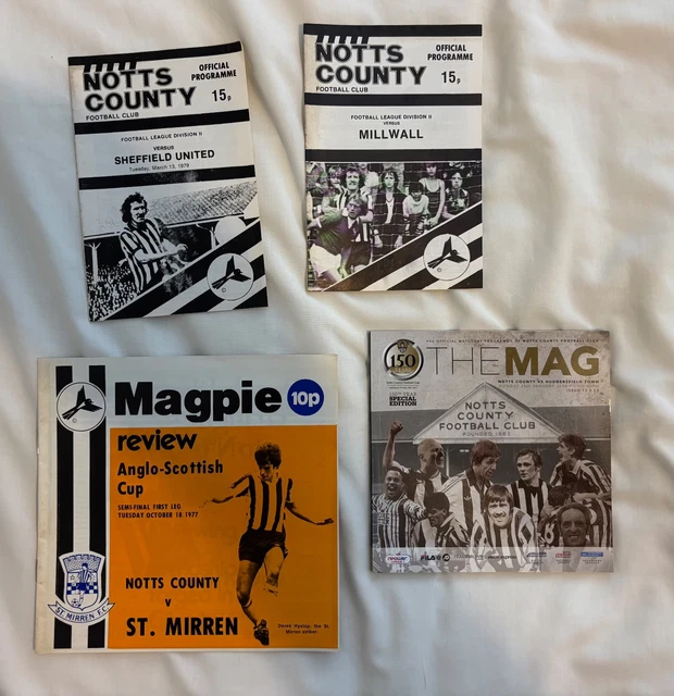 NOTTS COUNTY FC collection of 20 football programmes. Various seasons £ ...