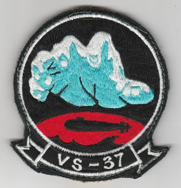 VINTAGE USN US Navy Air Anti-Submarine Squadron 37, VS-37, patch ...