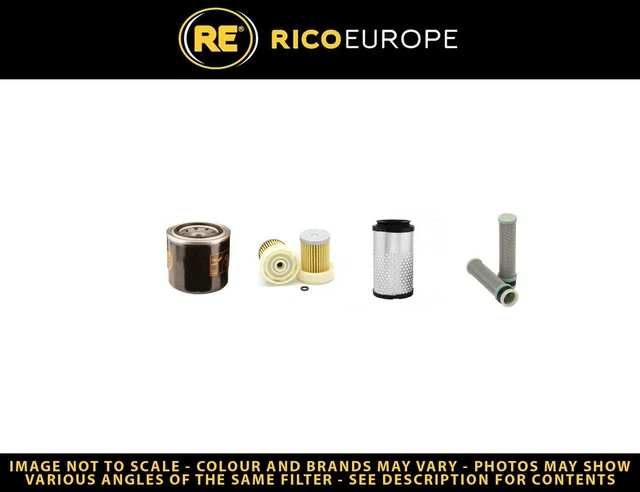 KIT FILTRE POUR Kubota B7610 Hsd Carburant Huile Air W/Kubota D 1105 ...