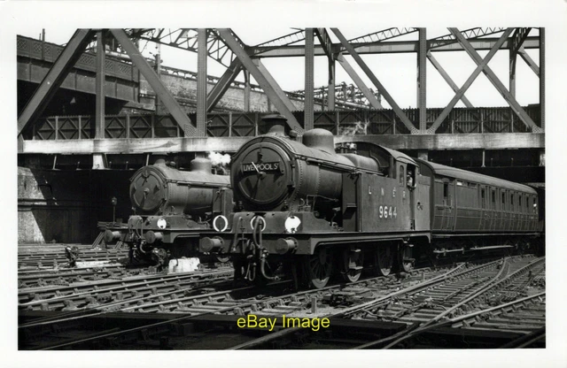 PHOTO 6X4 RAILWAY Steam Engine 9644 LNER 0-6-2 Tank Engine Liverpool St ...