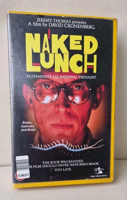 NAKED LUNCH (1991) David Cronenberg - VHS Video - Widescreen - UK / PAL ...