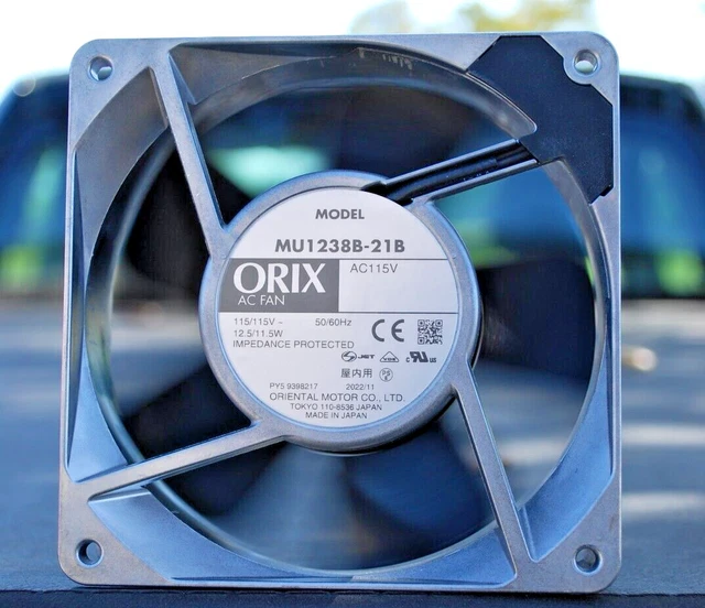 ORIX MU1238B-21B AXAIL FAN with guard and lead cord USA SHIPPER $36.99 ...