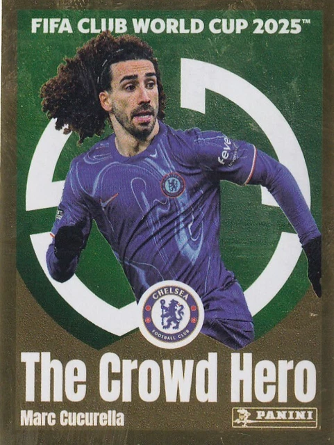 PANINI 2025 FIFA Club World Cup 25 Sticker No. 244 Marc Cucurella Crowd ...