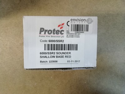 PROTEC FIRE SOUNDER Shallow Base Red £65.00 - PicClick UK