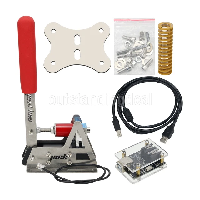 SIM JACK USB Sensore Pressione Gioco Freno a Mano Simulatore Corse ot34 ...
