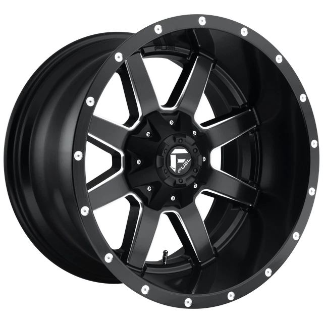 20X10 FUEL D538 Maverick Black & Milled Wheel 8x180 (-18mm) EUR 509,32 ...
