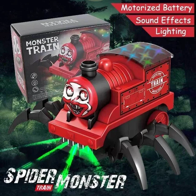 TRAIN MOVE SOUND Light Thomas Spider Train Monster Model Toys UK £10.95 ...