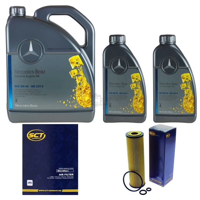 SCT INSPECTION SET 7L huile moteur 5W-40 De MB 229.5 pour Mercedes-Benz ...
