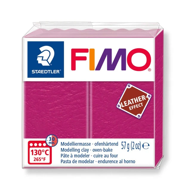 - FIMO® LEATHER effect - Pain pâte à modeler - 57 Grammes - Effet cuir baie r... EUR 7,84 ...
