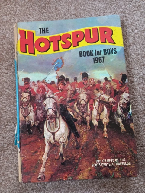 THE HOTSPUR BOOK For Boys 1967 PUBLISHED 1966 VINTAGE CHILDRENS ANNUAL ...