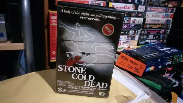 STONE COLD DEAD ~ VHS- Pre-Cert ~ Richard crenna, Paul Williams vgc. £ ...