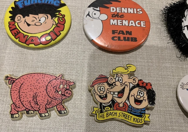 DENNIS THE MENACE Gnasher Rasher Beryl Peril Bash St Kids fan club ...