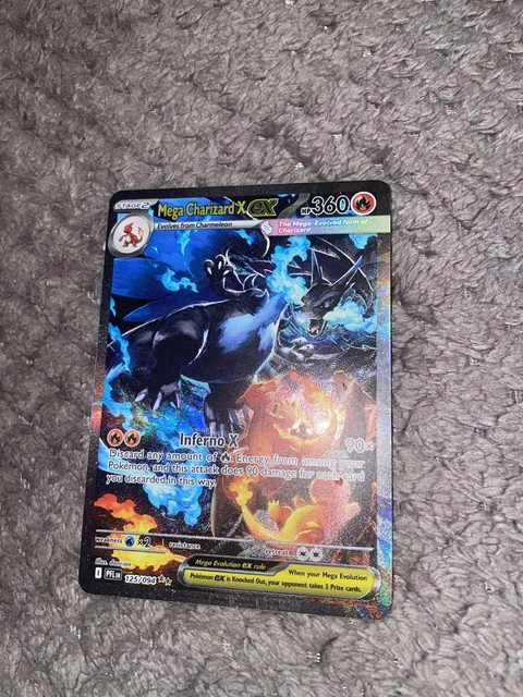 POKEMON PFL PHANTASMAL Flames English Mega Charizard ex SIR 125/094 £ ...