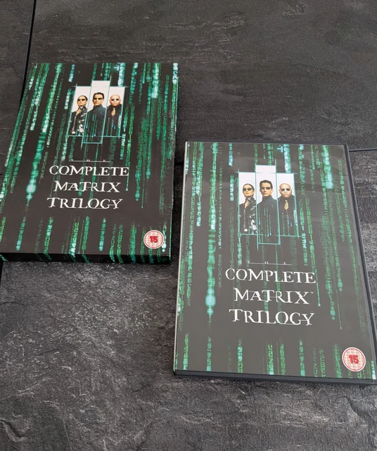 THE MATRIX COMPLETE Trilogy DVD Box Set Keanu Reeves 3 Disc Sci-Fi ...
