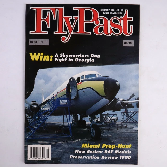 FLY PAST MAGAZINE March 1991 #116, RAF Medals, Preservation Review 1990 ...