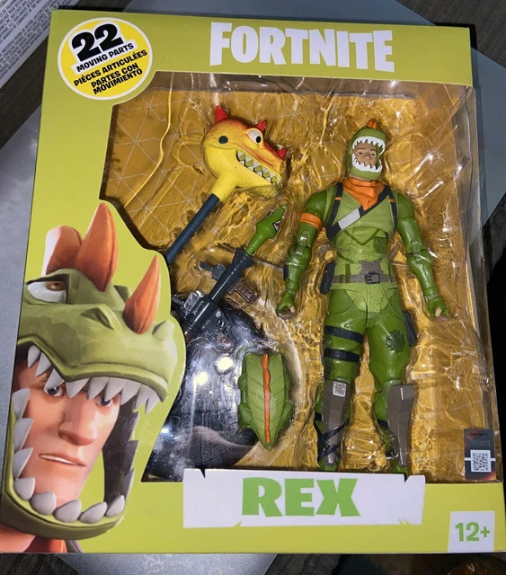 MCFARLANE TOYS FORTNITE REX 7 Inch Action Figure 22 Moving Parts Epic ...