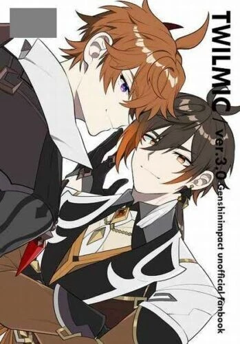 Genshin Impact Bl Doujinshi Tartalia X Zhongli Twilmicver30 £22 4686