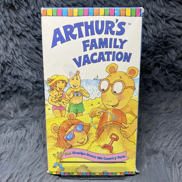 ARTHUR - ARTHUR’S Family Vacation VHS Tape 1999 Random House Home Video ...