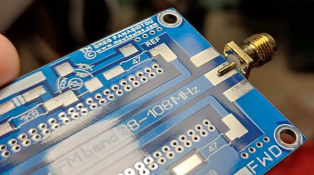 RF POWER METER PWR SWR Directional Coupler PCB by moutoulos ™ £6.52 ...