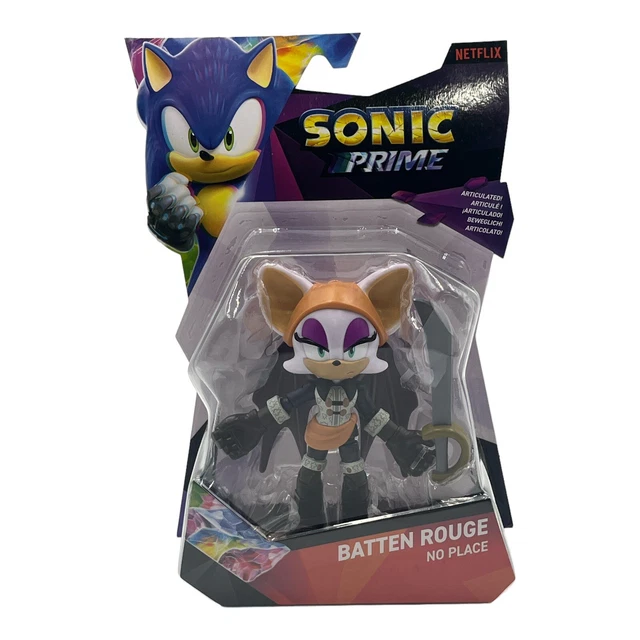 NEW JAKKS PACIFIC Sonic Prime Batten Rouge No Place 5” Wave 4 Action ...