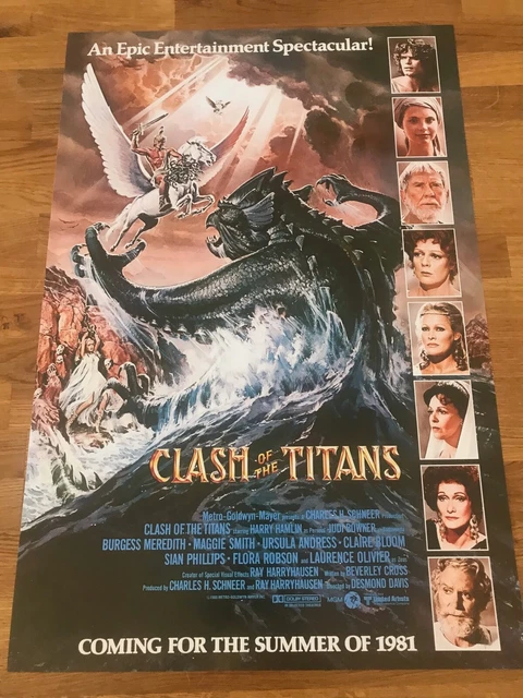 LARGE MOVIE POSTER Clash of the Titans 430mm x 640mm (bit bigger than ...