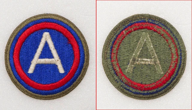 PATCH 3RD ARMY 3ème Armée US Army modèle précoce original WWII (rare ...