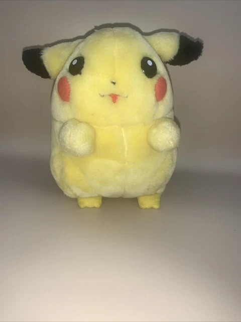 VINTAGE POKEMON PIKACHU 8” Plush Soft Toy Nintendo Game Freaks 1998 ...