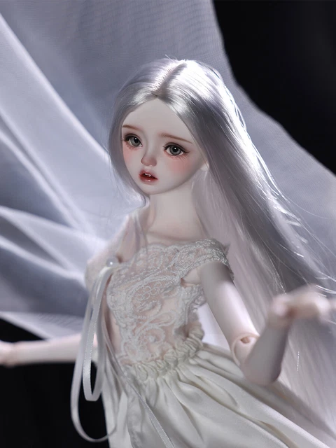 FLEXIBLE JOINTED 1/4 Full Set Resin Pretty Princess Girl Wigs Clothes ...